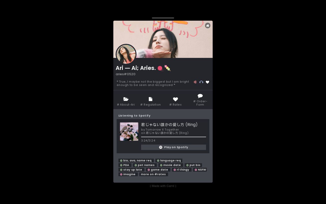 Aries at your service